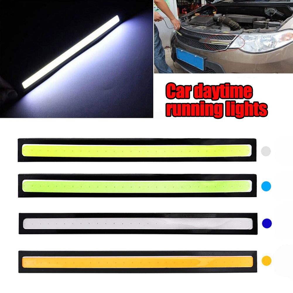 HPDL 12V COB Led Strip Drl Daytime Running Lights Fog Lamp Car Driving ...
