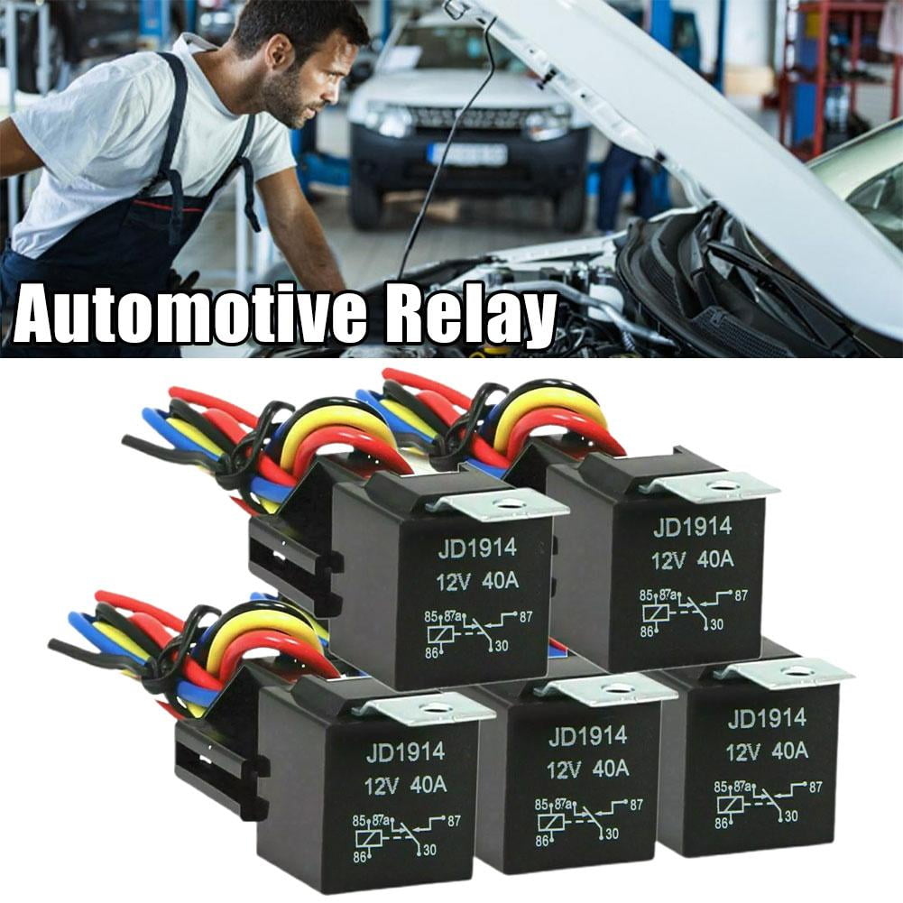 HPDL 12V40A five-pin 5-set product 12V/24V 40A automotive relay four ...