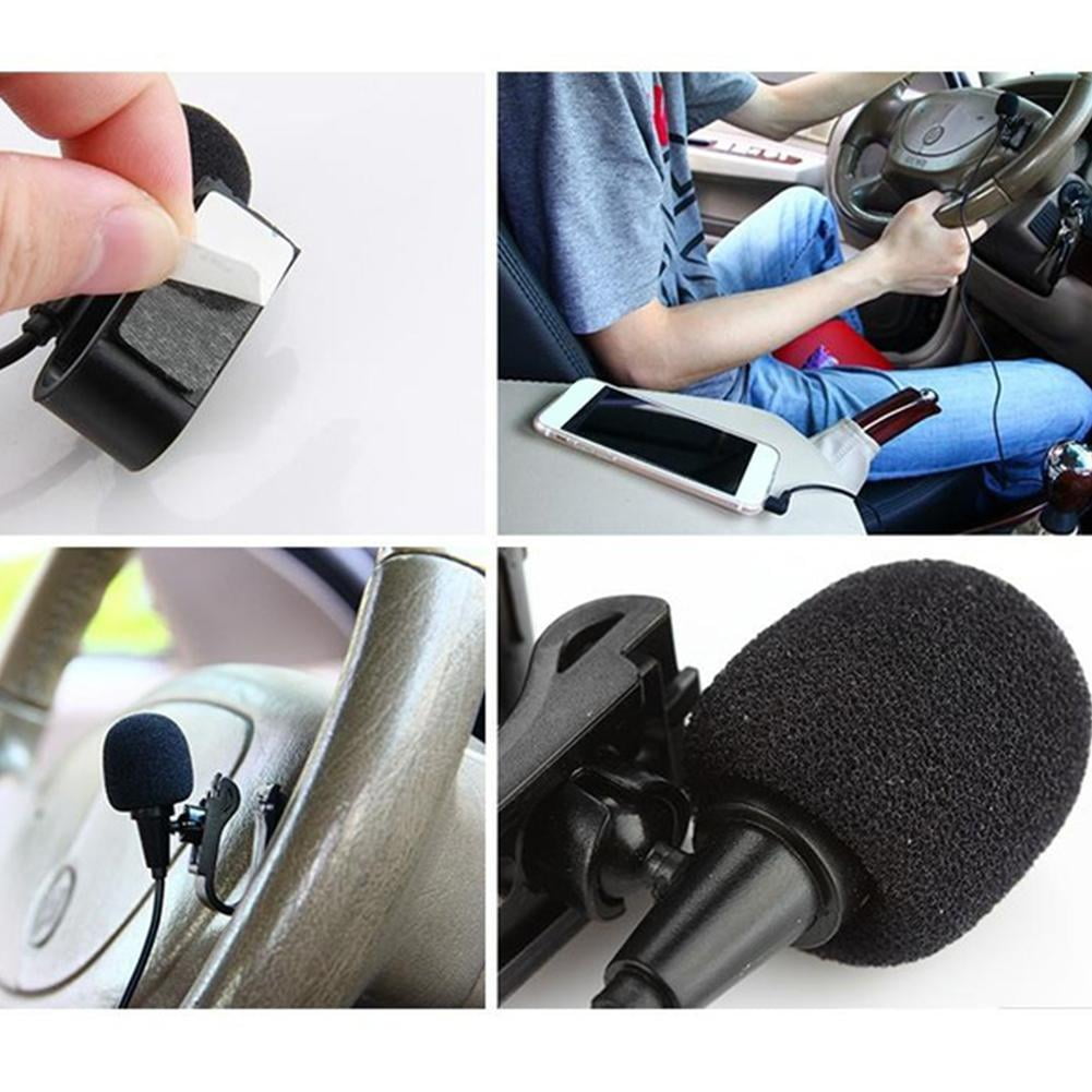 HPDL 2.5mm Microphones For Car Stereo GPS DVD Bluetooth Enabled Mic ...