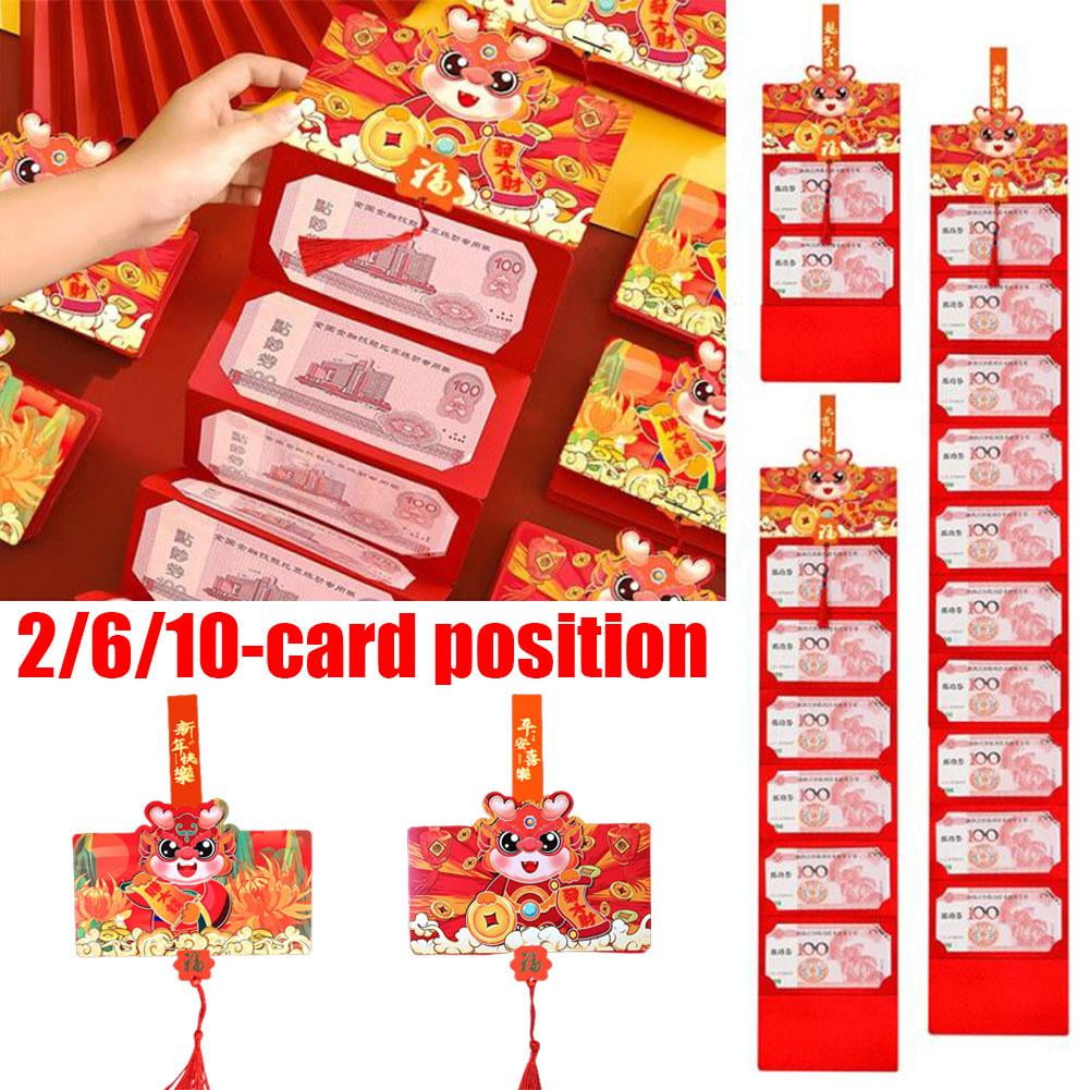 HPDL 2024 Dragon Angpao New Year Red Envelope CNY Angpao E5A2 Foldable ...