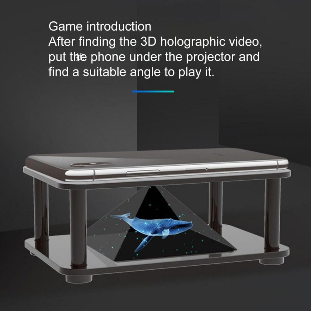 HPDL 3D Holographic Display Stand Projector Mobile Phone Hologram ...