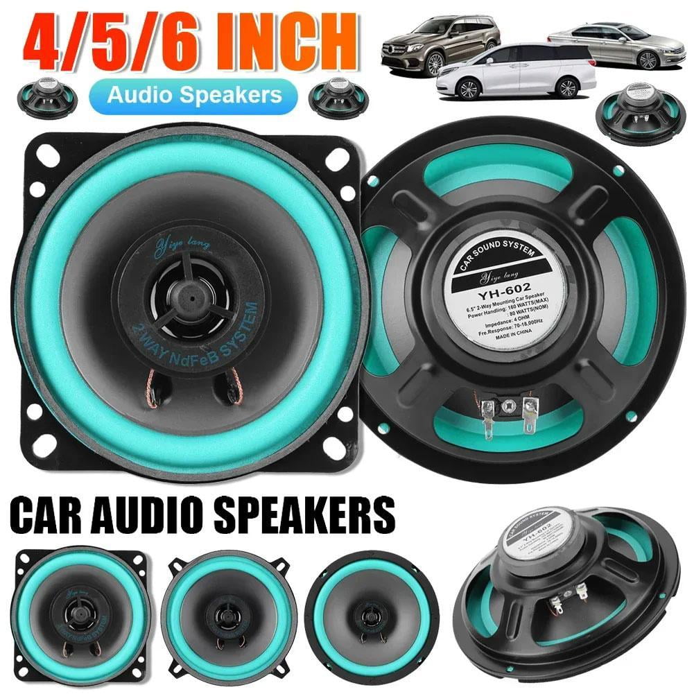 HPDL 4/5/6-inch HiFi Coaxial Subwoofer 100W/160W Car Audio Stereo ...