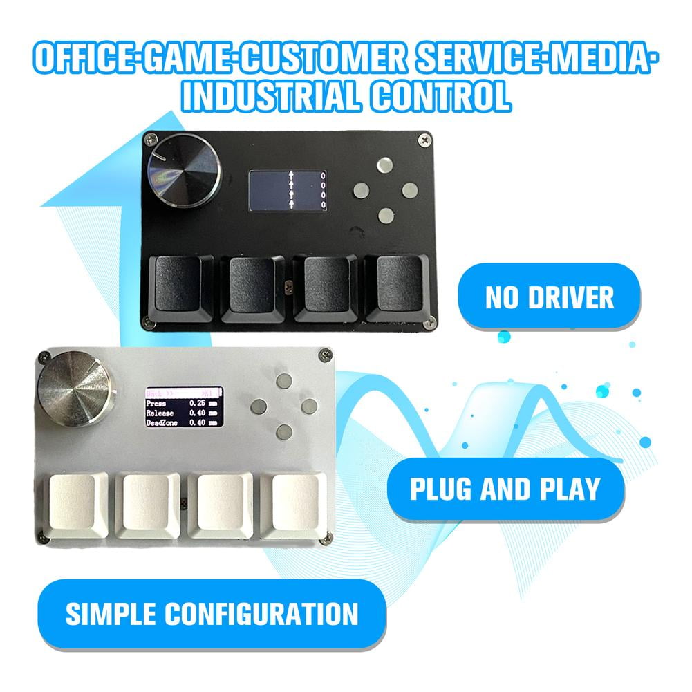 HPDL 4 Keys Rapid Trigger Magnetic Linear Magnetic Switches Screen c ...