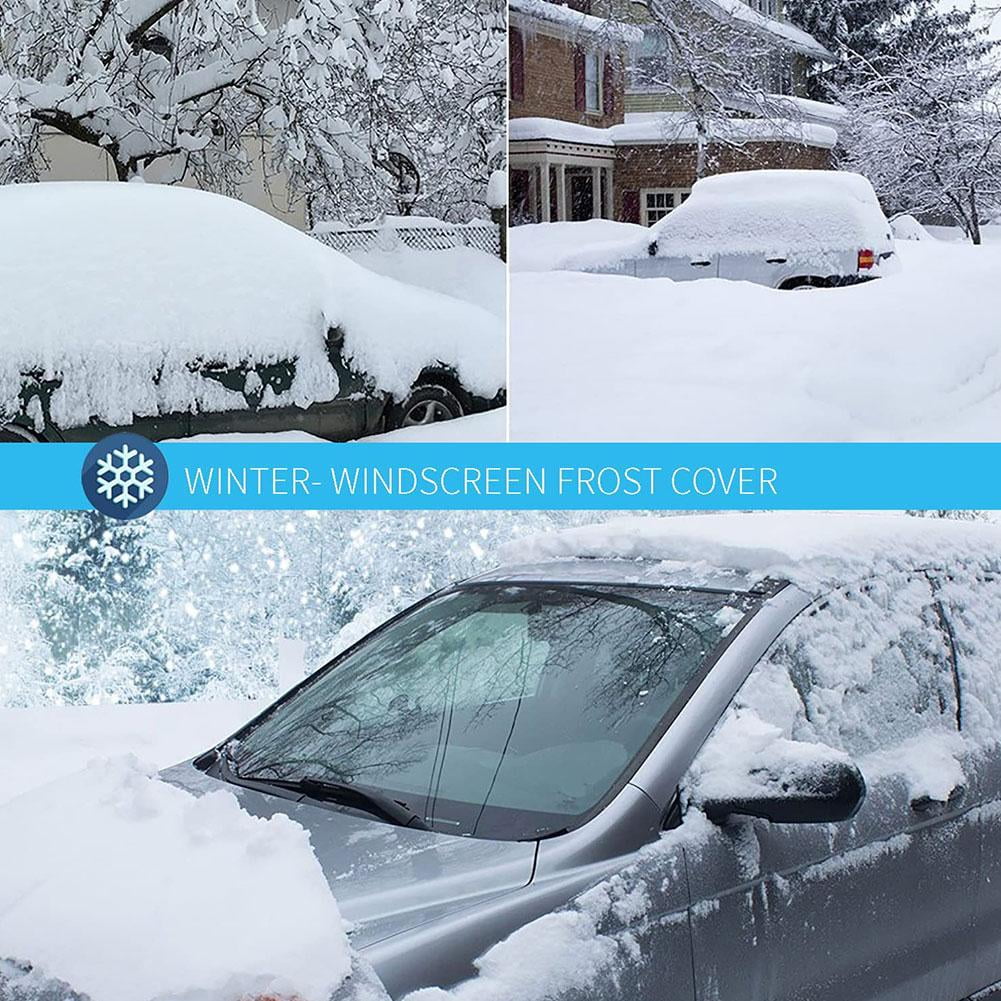 HPDL 4-Layers Car Windscreen Windshield Frost Cover Ice Front Protector ...