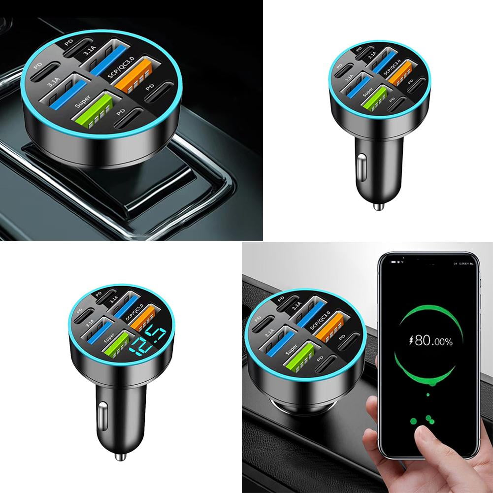 HPDL 4 Port USB Super Fast Car Charger Adapter For iPhone Cell Android ...
