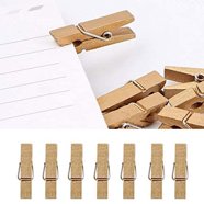Twfbrm Christmas Wood Clips Xmas Snowflake Clothespins DIY Photo Pegs ...