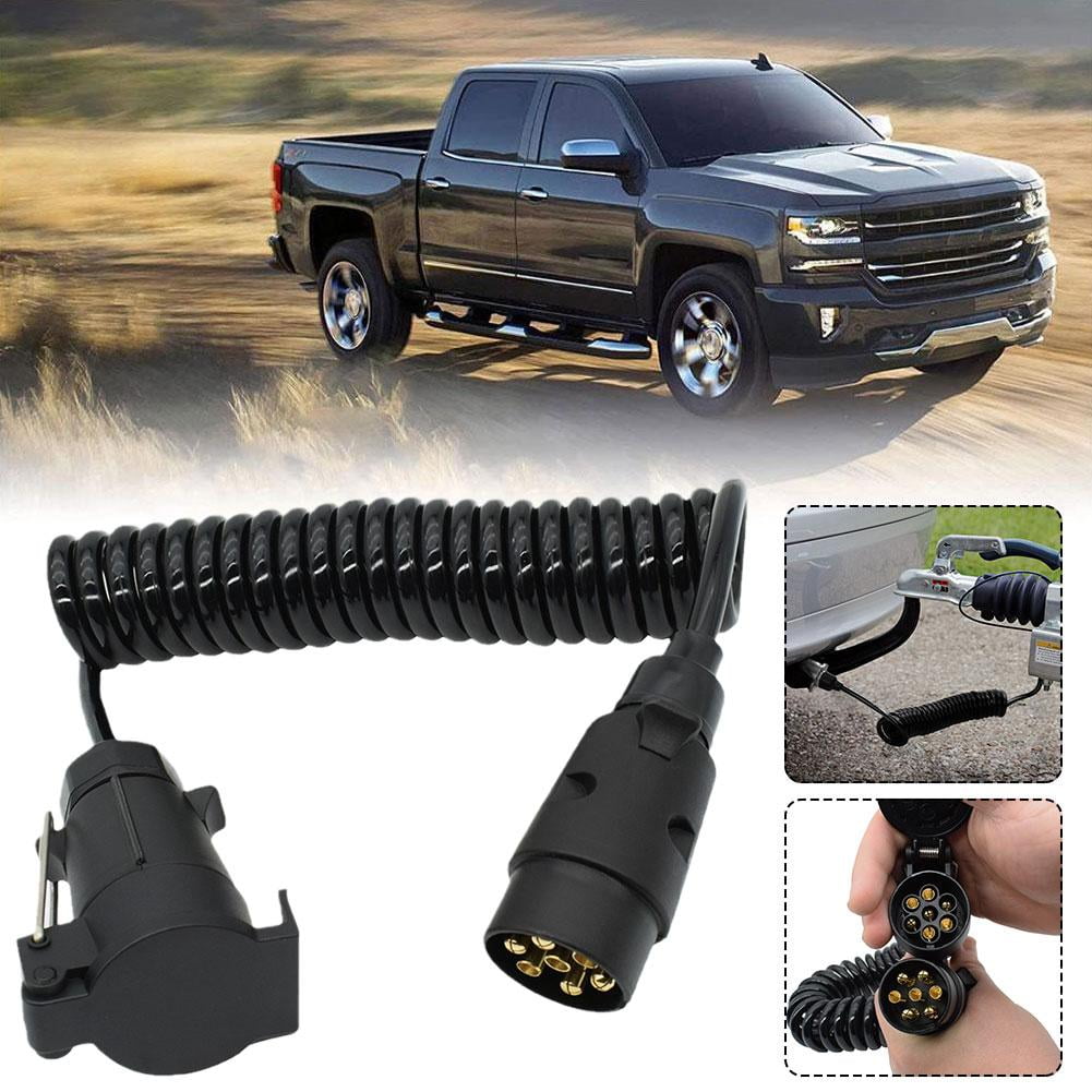 HPDL 7 Pin Trailer Truck Light Board Extension Cable Lead Female Male ...