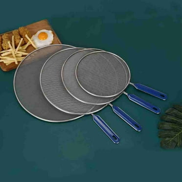 Dengjunhu Grease Splatter Screen for Frying Pan with Fold Flat Knob ...