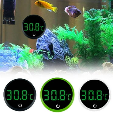 Aquarium Thermometer, Wireless Digital Aquarium Thermometer Fish Tank ...