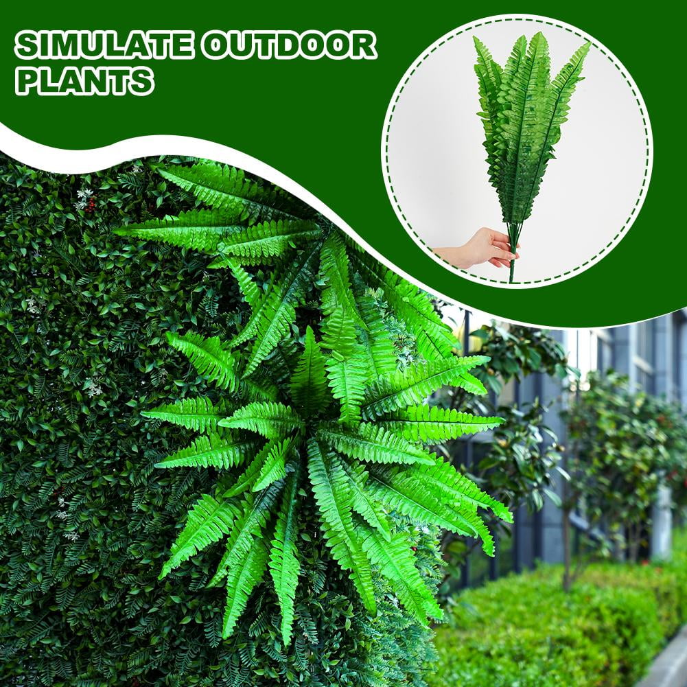 HPDL Artificial Ferns for Outdoors 23 Large Fake Ferns Faux Ferns ...