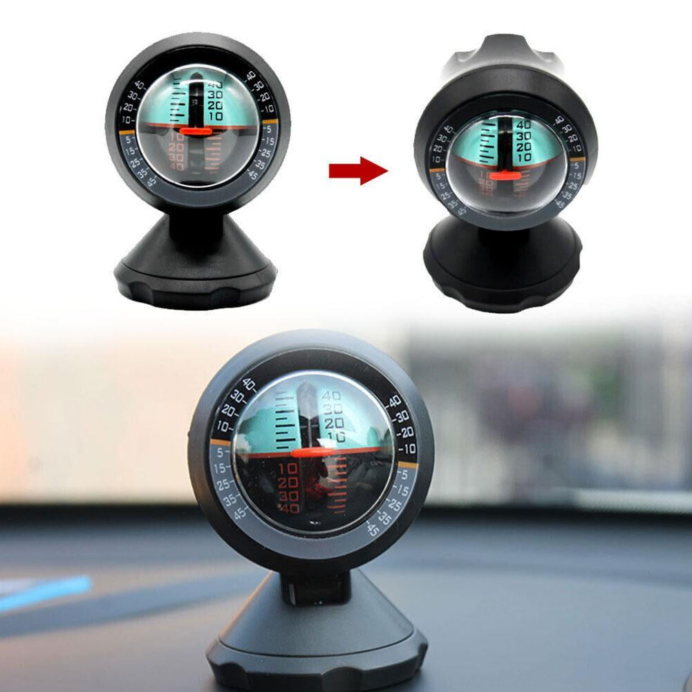 HPDL Black Car Balancer Angle Tilt Indicator Level Inclinometer Q0P7 ...