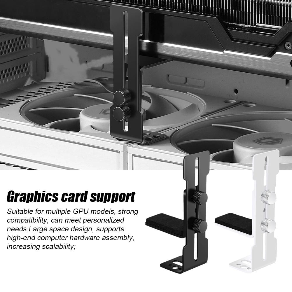 HPDL Black L8 graphics card support frame Sea view room chassis 12cm fan position fixed metal ...