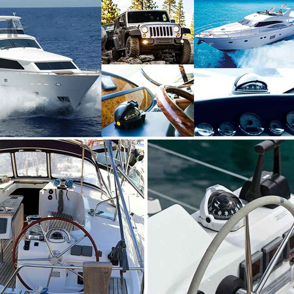 HPDL Black multifunctional vehicle-mounted marine compass, nautical ...