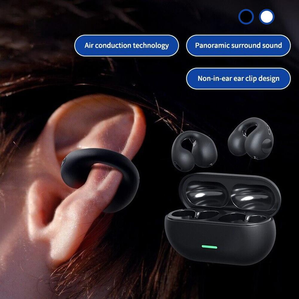 HPDL Black wireless bluetooth headset 5.3 ear clip type non-in-ear ...