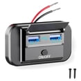HPDL Car 12V-24V PD Type C USB Port Fast Charger Socket Outlet Char ...