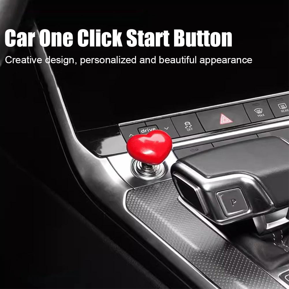 HPDL Car Click Start Button Push Start Car Button Cover Engine Push ...