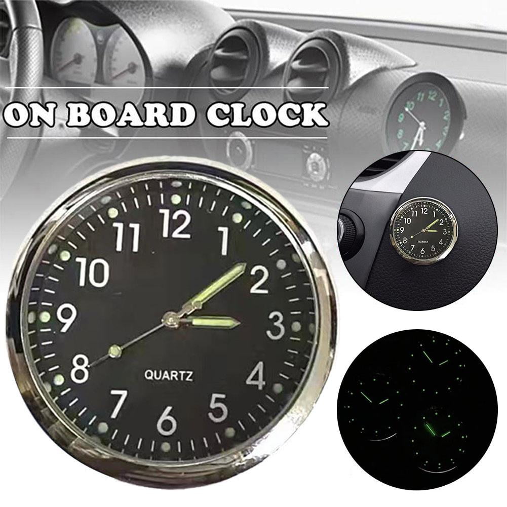 HPDL Car Clock Mini Luminous StickOn Digital Watches Clock For Vehicle ...