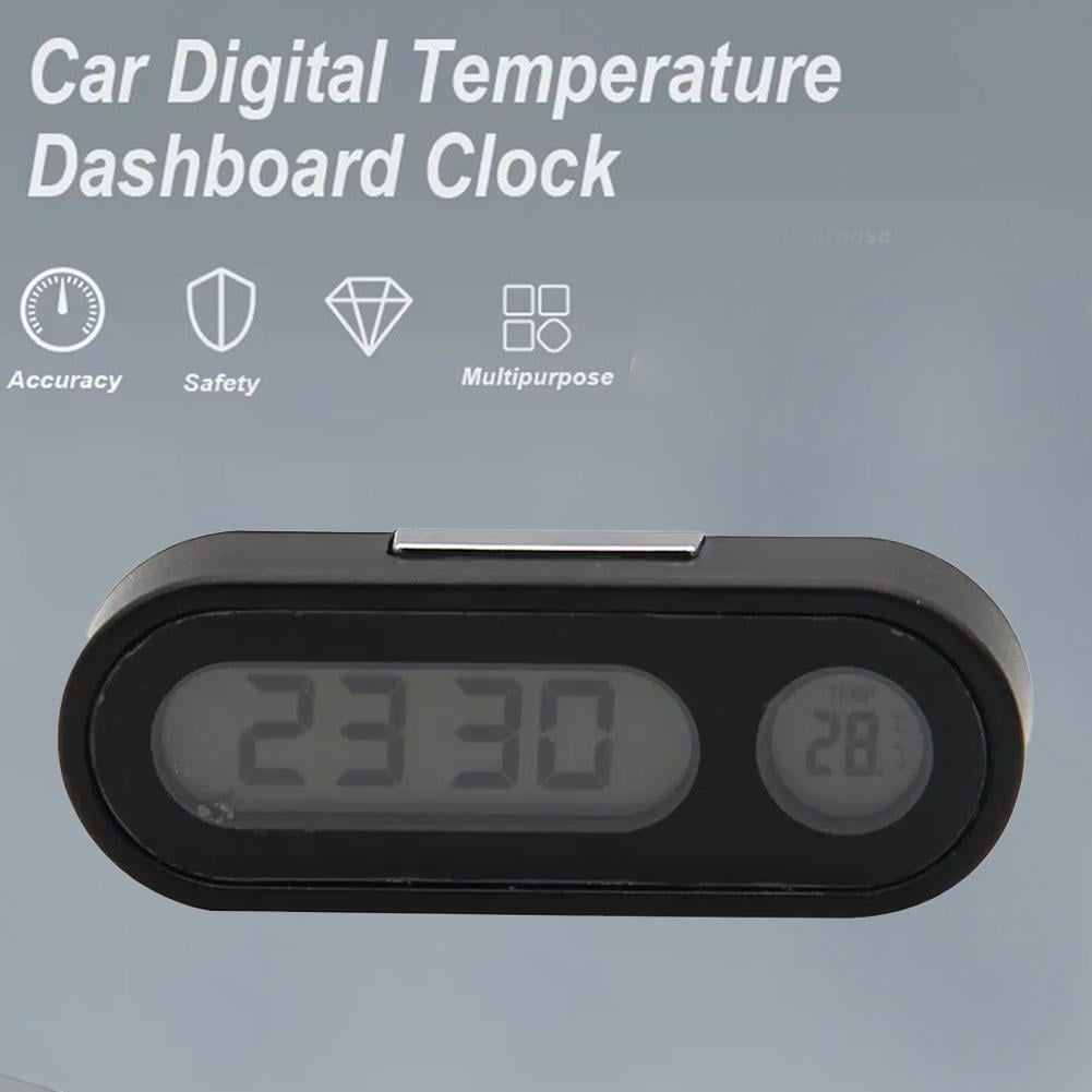 HPDL Car Electronic Clock Luminous Thermometer LED Digital Display ...