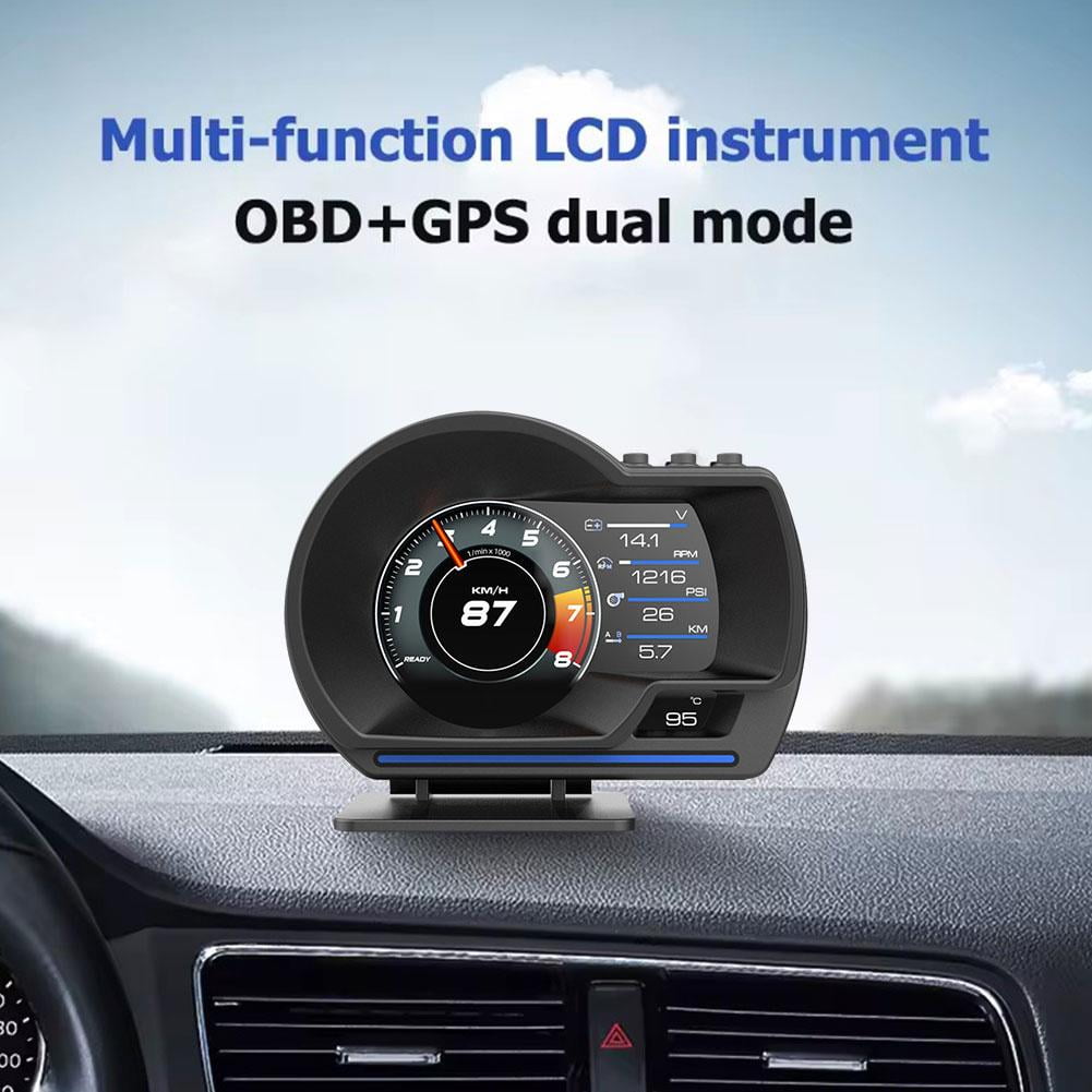 HPDL Car Head Up Display Dashboard Display Multi-Function P2K3 Gauge ...