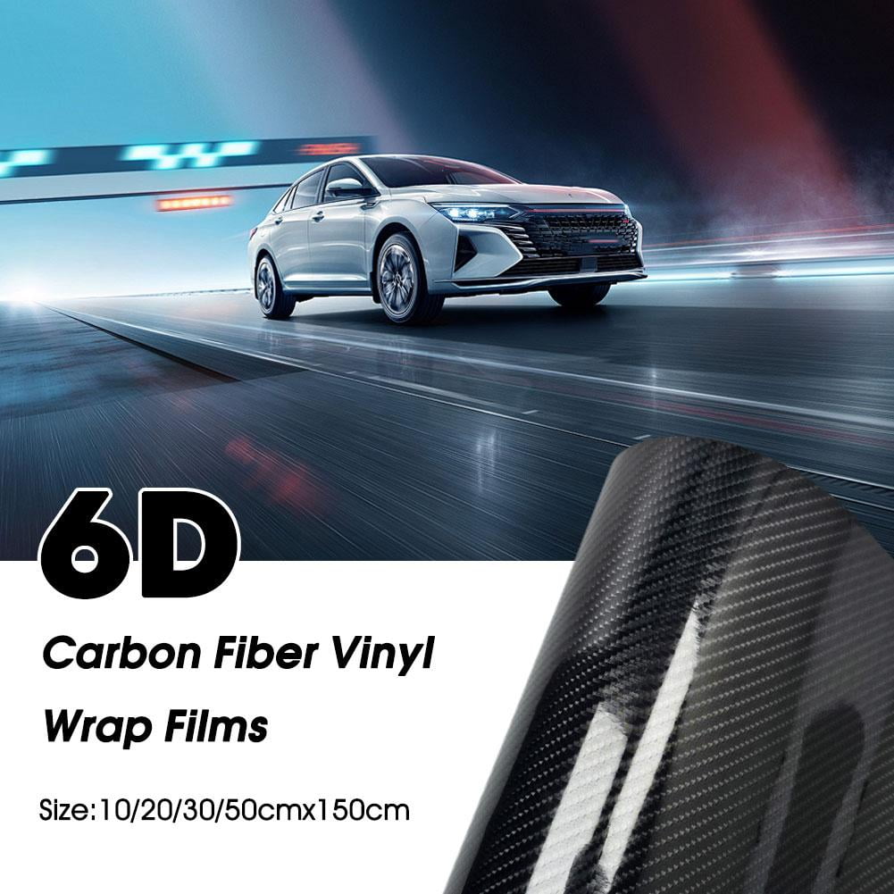 HPDL Car Stickers 6D Carbon Fiber Vinyl Wrap Films 150cm Gloss Auto ...