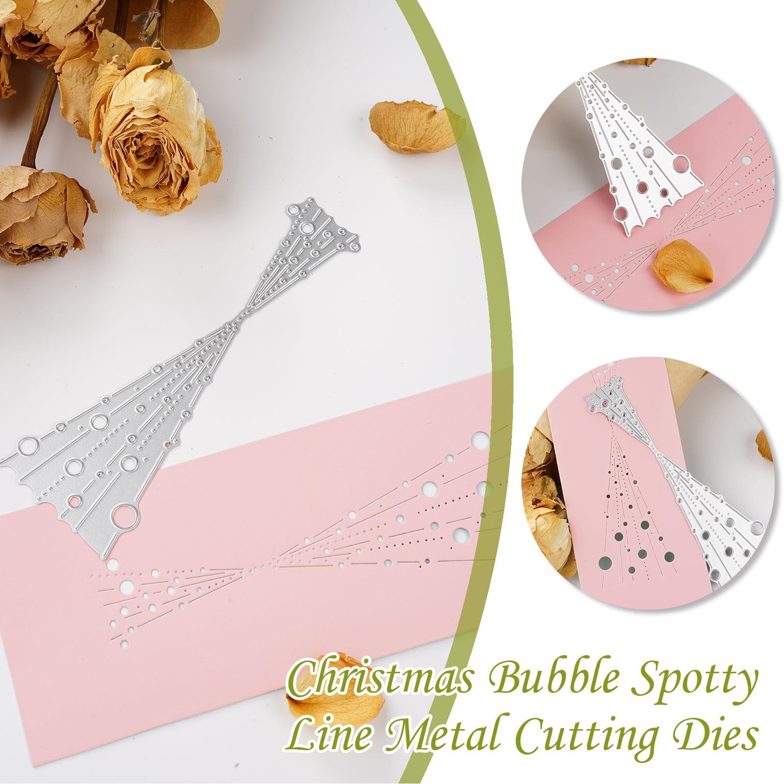 HPDL Christmas Bubble Spotty Line Metal Cutting Dies Scrapbooking ...