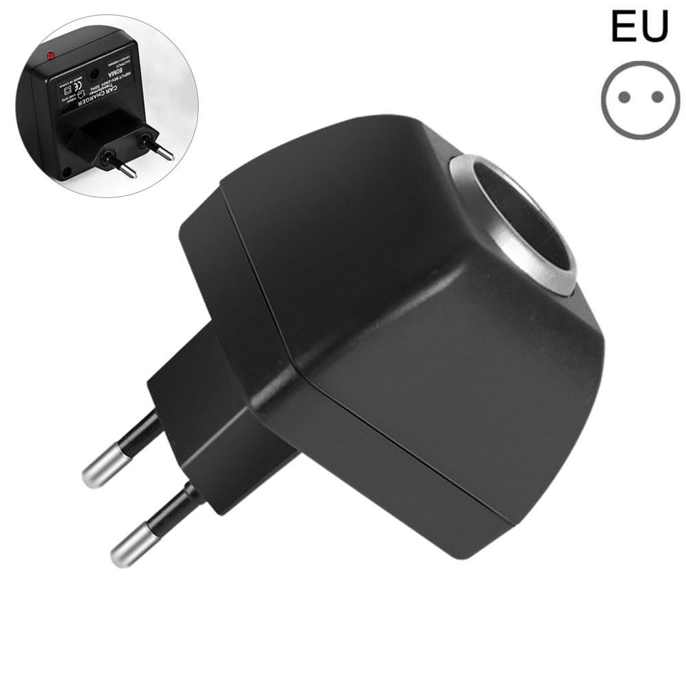 HPDL Cigarette Lighter Socket 240V Mains Plug to 12V Car Charger Power ...