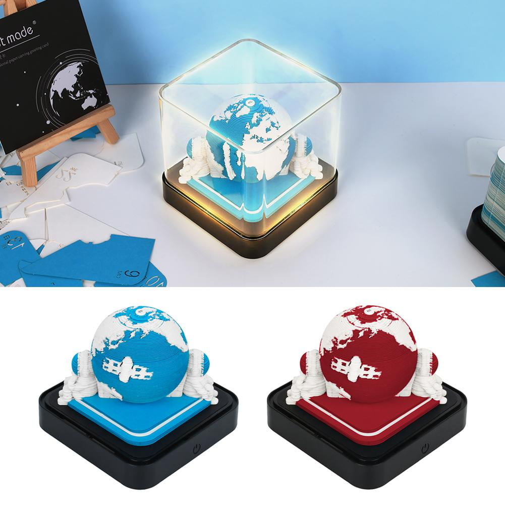 HPDL Creative 3D Decoration Romantic Mushroom House Calendar Desk With ...