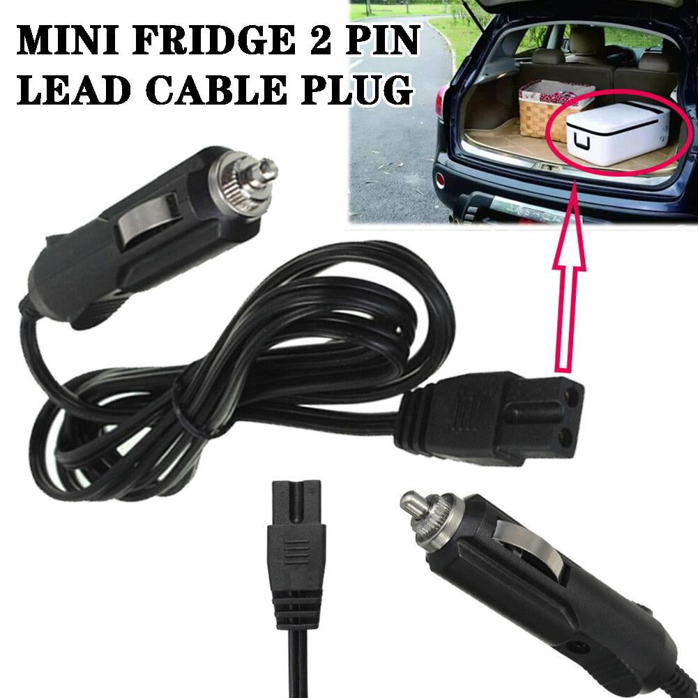 HPDL DC12V Lead Cable Plug Wire 2 Pin Charger For Car Cooler Cool Box ...