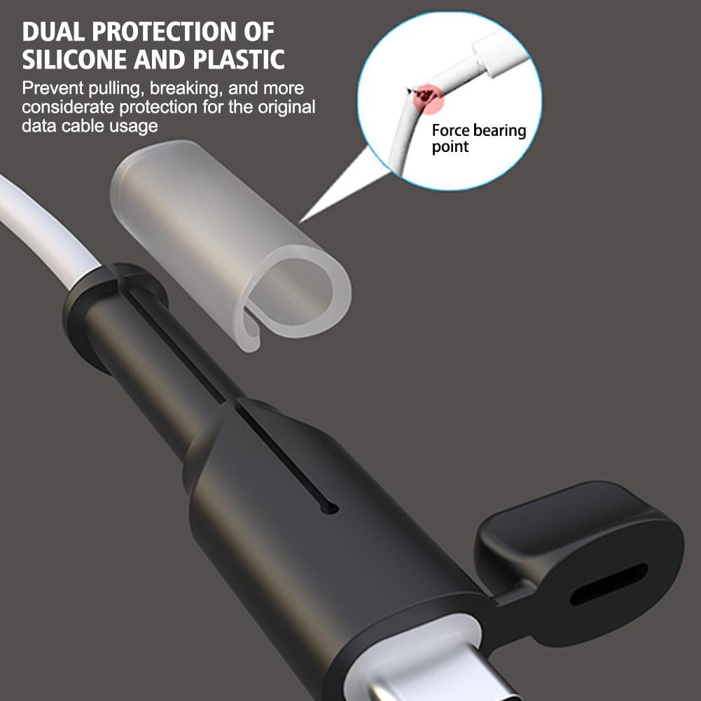 HPDL Data Cable Protective Sleeve Silicone Anti Break Charging Cable ...