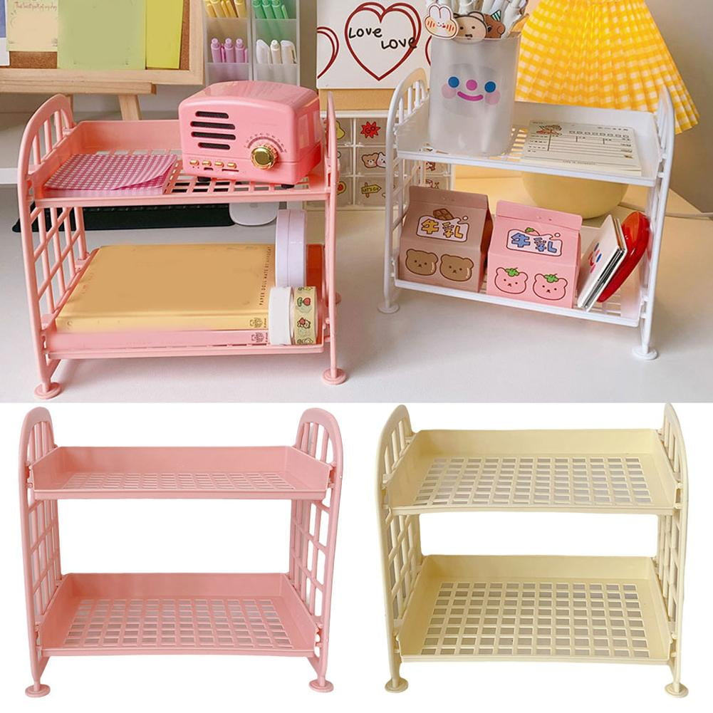 HPDL Desktop Organizer Makeup Storage Rack Mini Desk Student Shelf ...