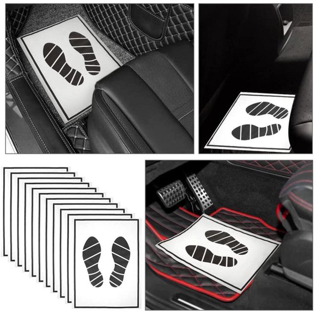 HPDL Disposable Car Floor Mats 50 Pack of Paper Mats for Home and ...