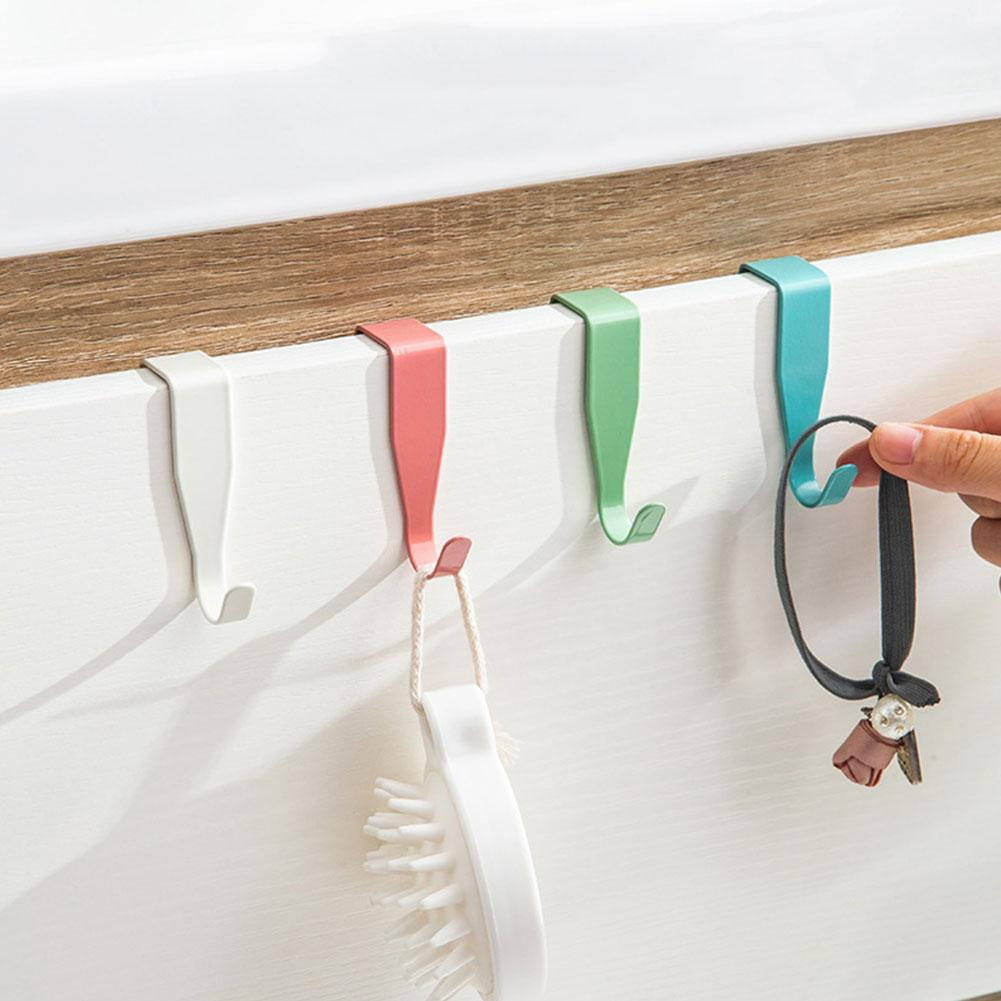 HPDL Door Hooks Carbon Steel Back Hanging Hooks for Cabinets Wardrobe ...