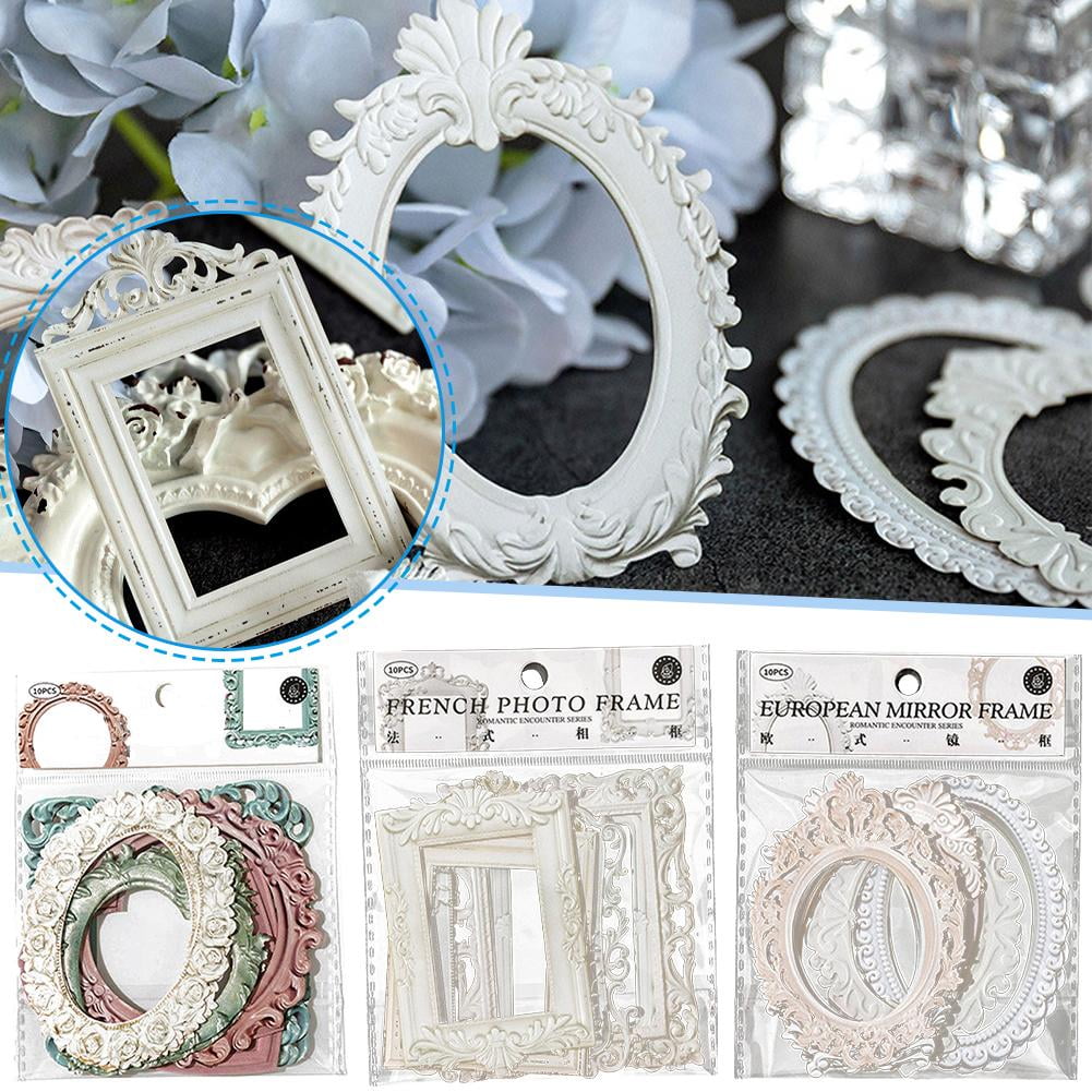 HPDL Embossed Paper Photo Frame Set for Junk Journal and Scrapbooking ...