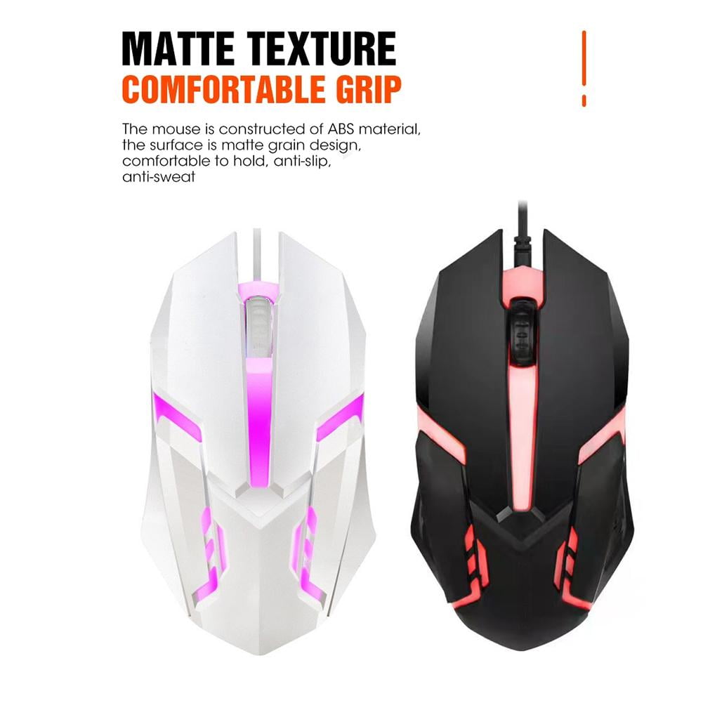 HPDL Gaming Mouse 7Colors LED Backlight ErgonomicsUSB Gamer Mouse Wire ...