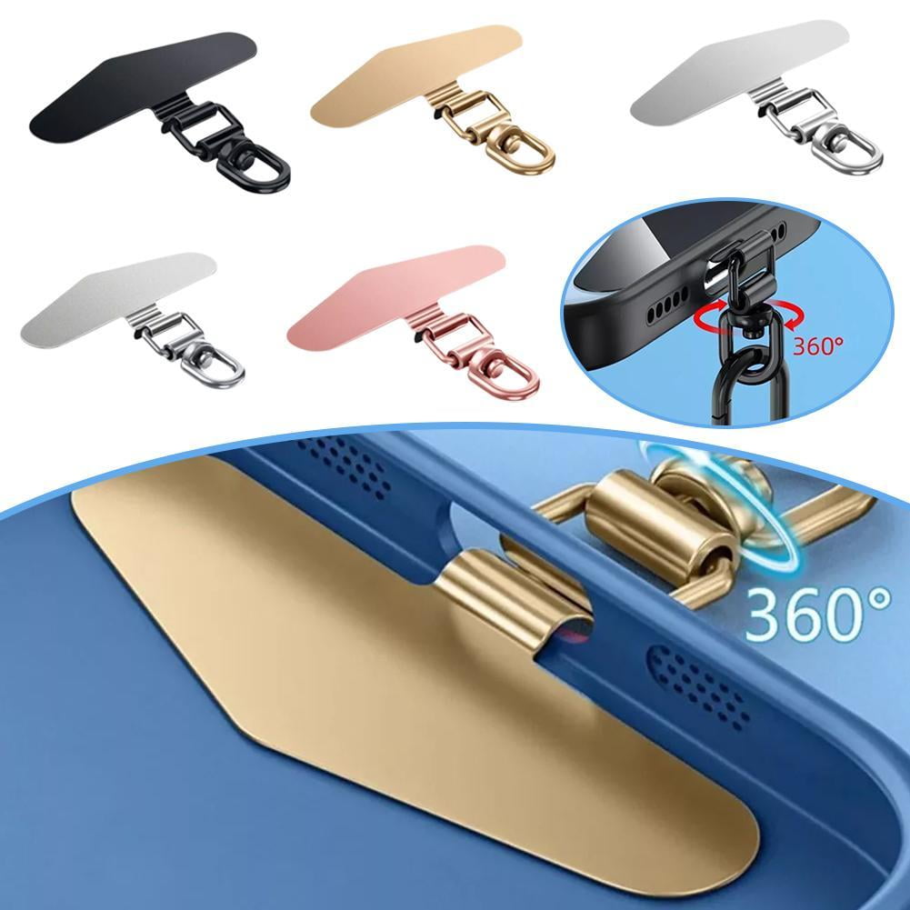 HPDL Gold 1pcs mobile phone lanyard clip stainless steel ultra-thin ...