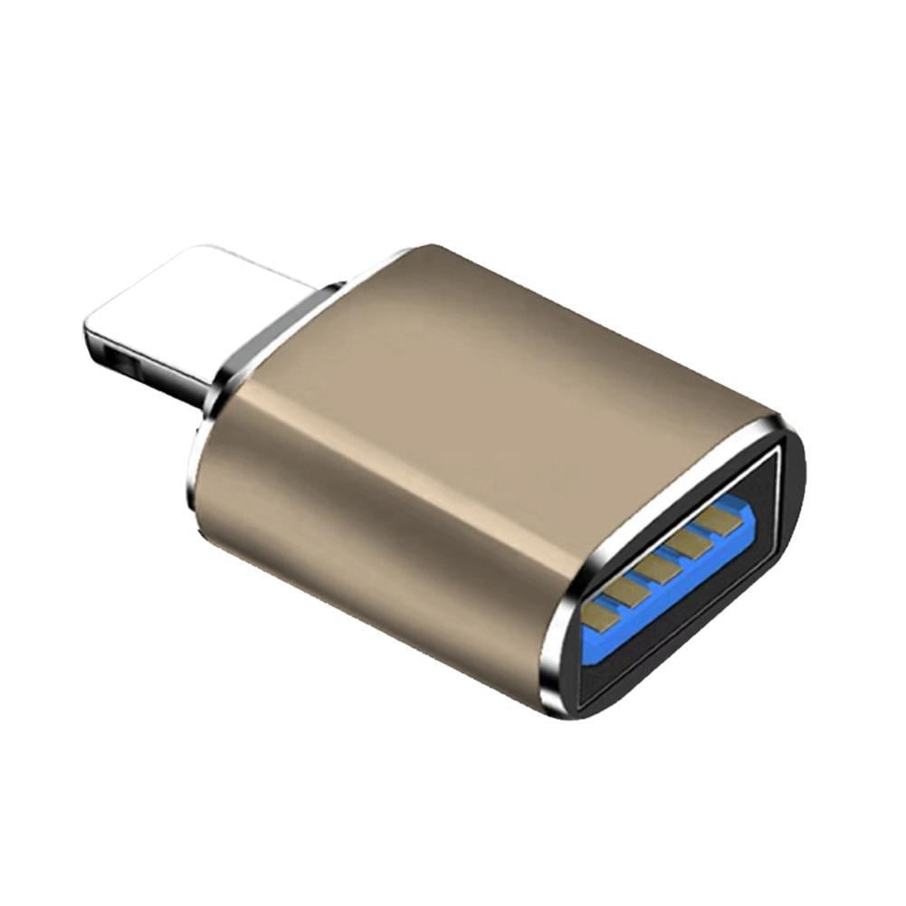 HPDL Gold USB to 8Pin for Apple OTG adapter USB disk sound card reader ...