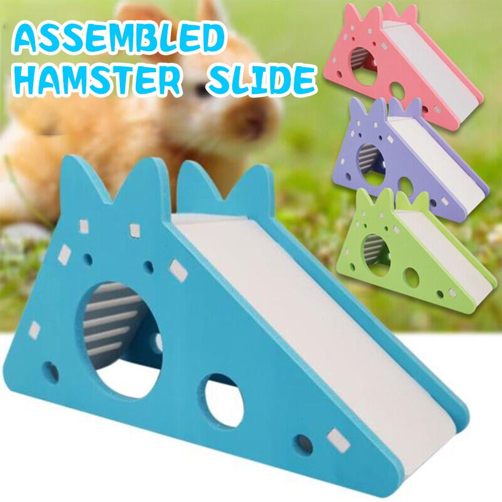 HPDL Hamster Hideout House Cages Accessories Slide Ladder Pet Exercise ...