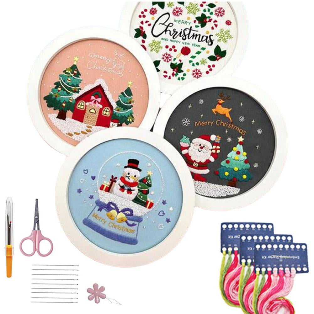 HPDL Handmade DIY fabric material package embroidery Without triangle ...