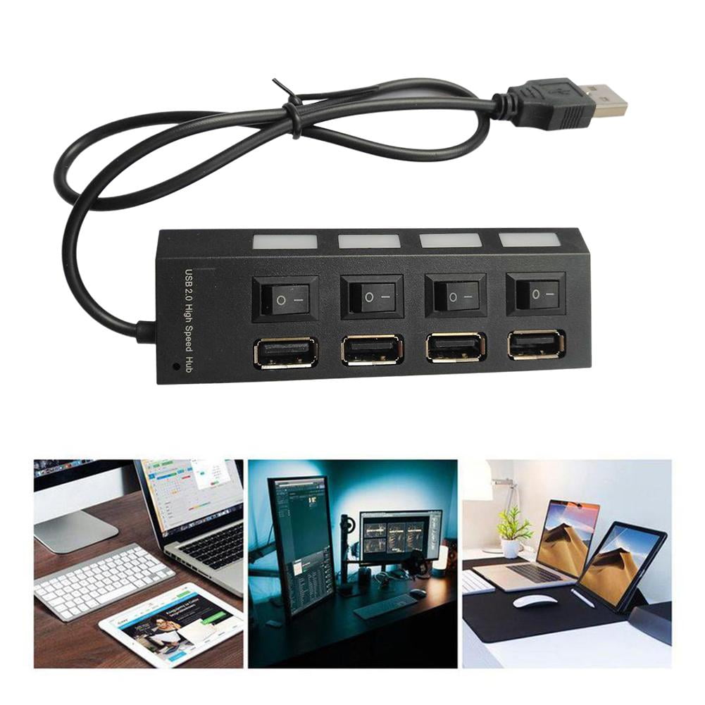 HPDL High Speed 4/7 Ports USB HUB 2.0 Adapter Expander Multi USB ...
