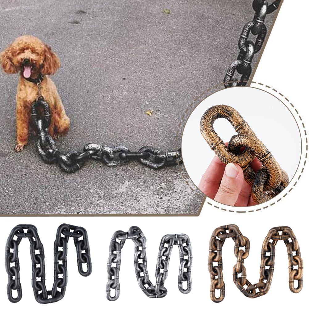 HPDL Imitation Plastic Large Iron Chain Thick Dog Leash Dogwalking ...