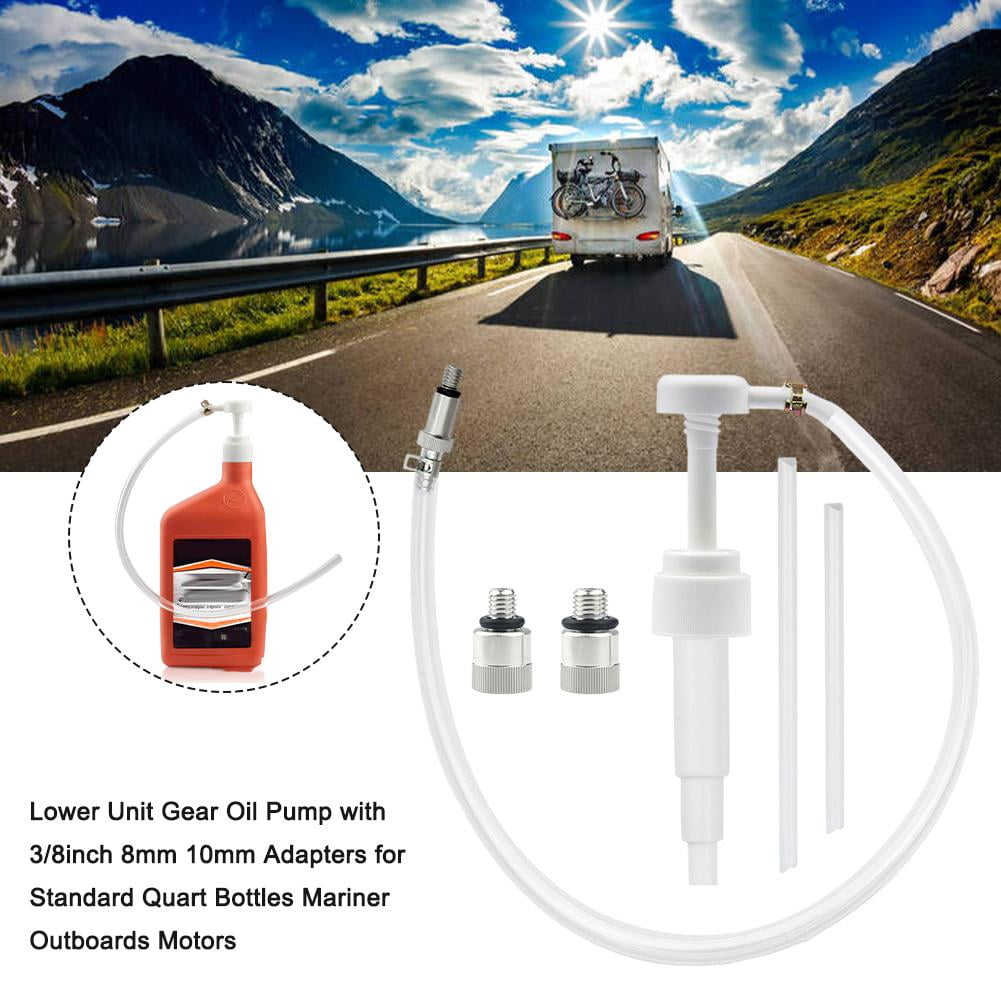 HPDL Lower Unit Gear Oil Pump Manual Lube Change Boat Kit for Marine ...