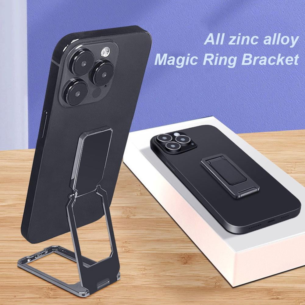 HPDL Magnetic Foldable Double Rings Mobile Phone Holder `κ Rings Phone ...