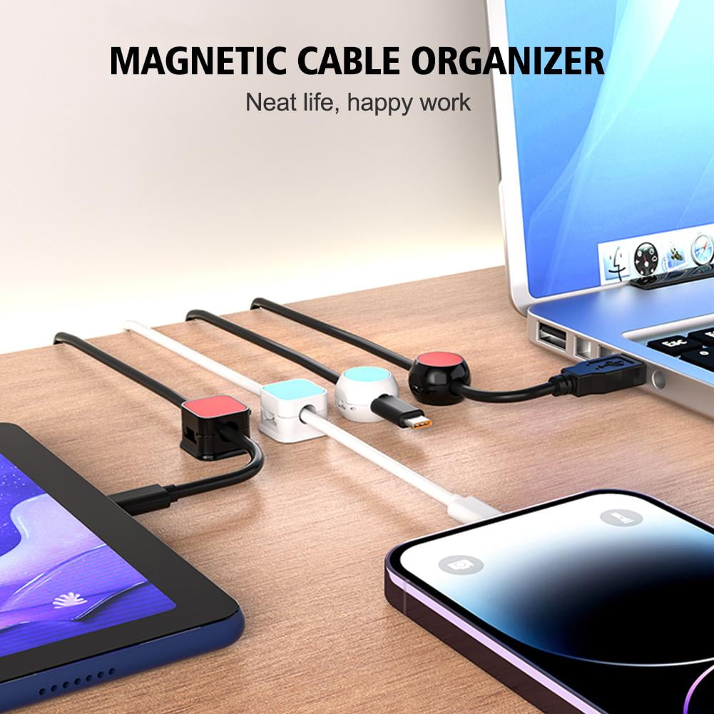 HPDL Magnetic Winder Clip Cord Organizer Lead Management Holder Cable ...