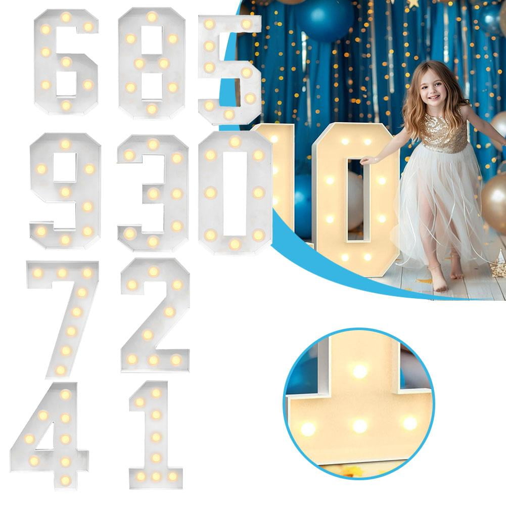 HPDL Marquee Numbers 27In Marquee Light Up Numbers DIY Large Number ...