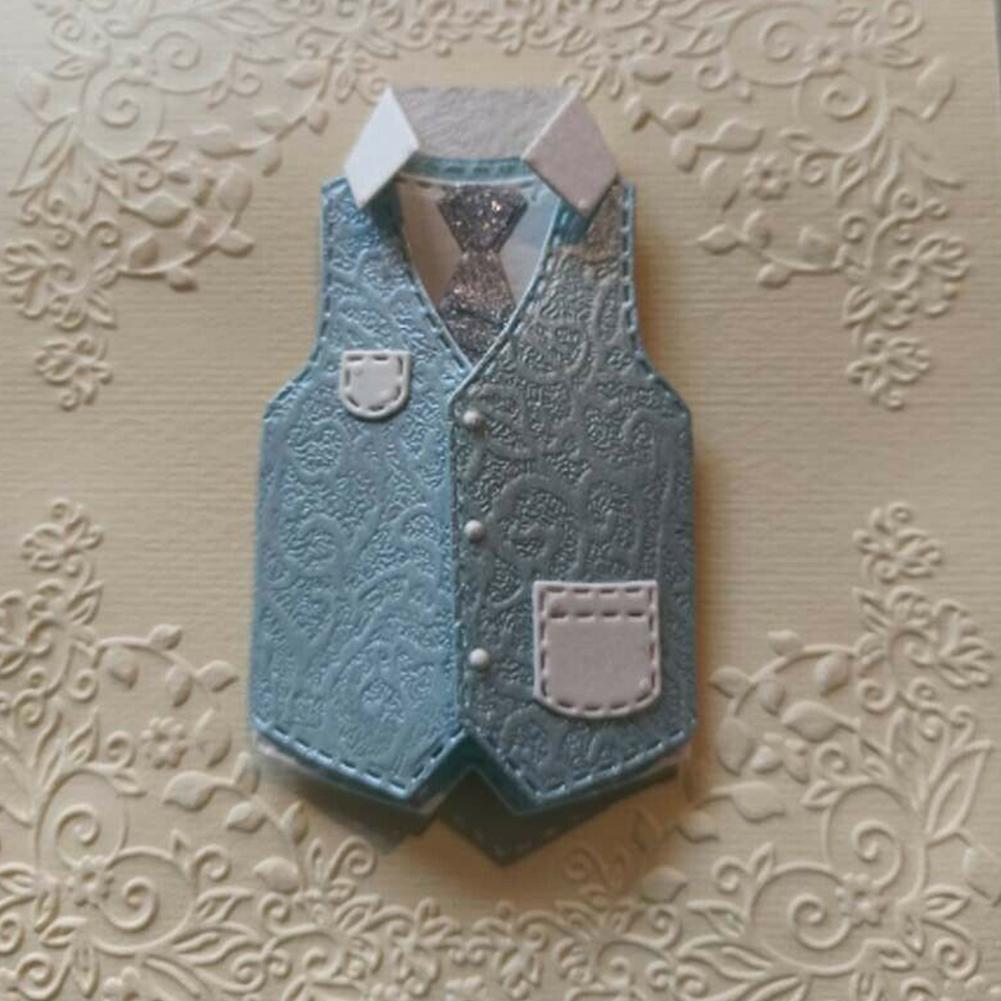 HPDL Mens Clothes Metal Cutting Dies Vest Tie Cutting Dies Stencils for ...