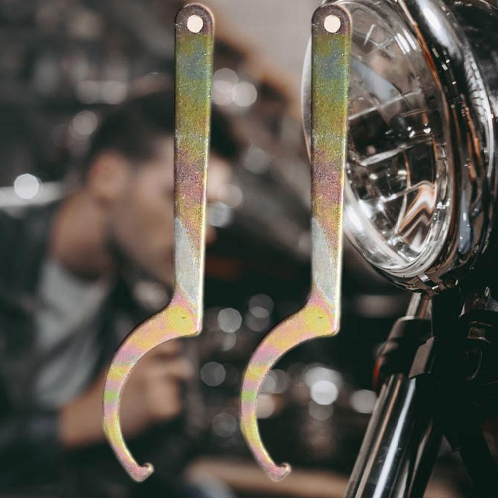 HPDL Metal Motorcycle Shock Absorber Suspension Tool C Spanner Adjuster ...