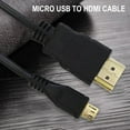 HPDL Micro USB to HDMI Cable Micro USB to HDMI Adapters Black New K8 ...