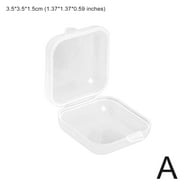 Racing Butterfly 10PCS Mini Storage Box Transparent Square Plastic Box Empty Case for Jewelry ...