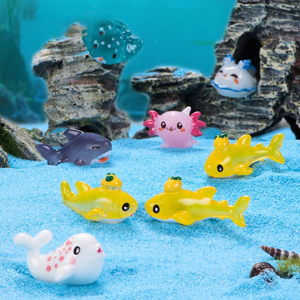 HPDL Miniature Ocean Themed Animal Figurines Garden Micro Ornamen Landscape - Walmart.com