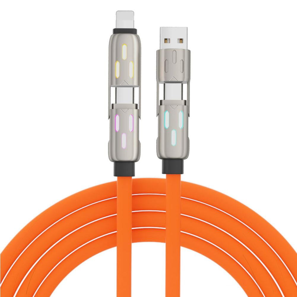 HPDL Mobile phone data cable 4-in-1 USB C Cable 240W 4FT for Cable Fast ...